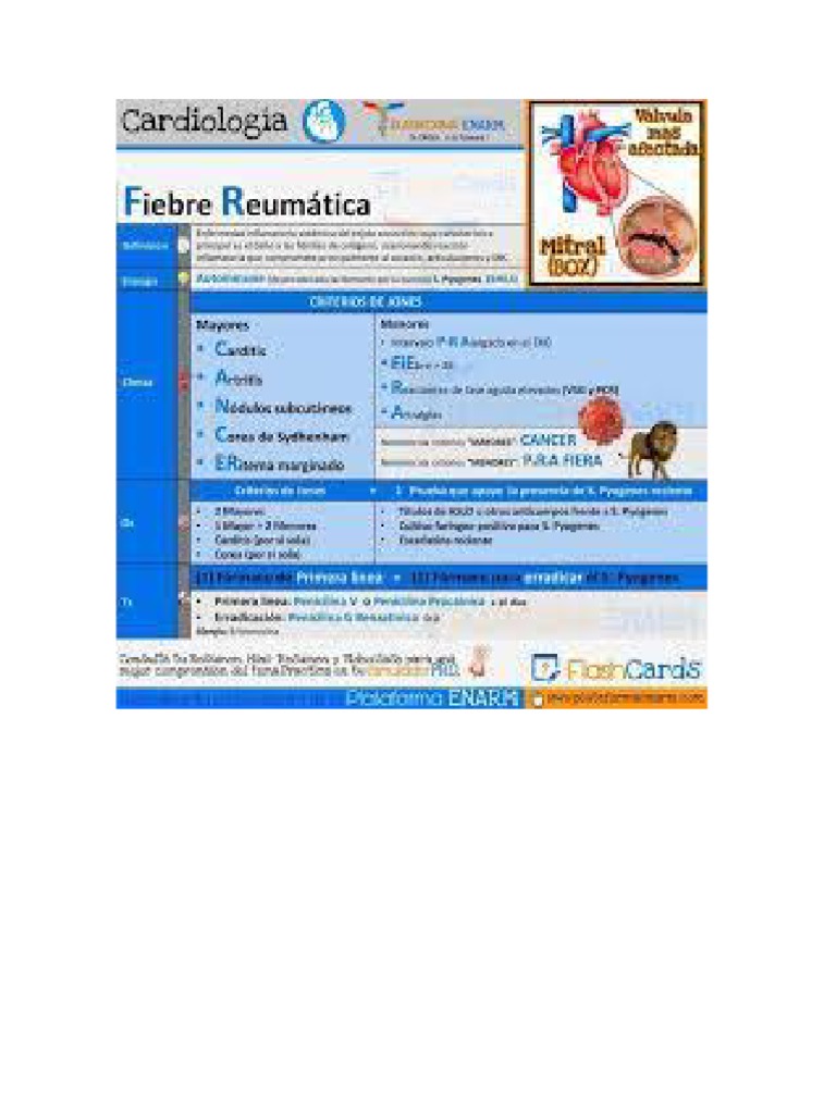 Fiebre Reumatica | PDF