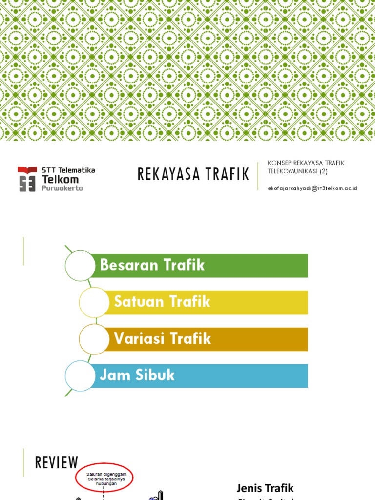 Pertemuan 3 Konsep Rekayasa Trafik Telekomunikasi 2 1 | PDF