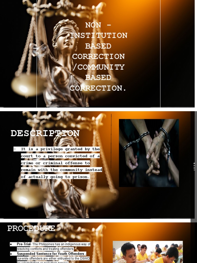 Community Based Correction. | PDF