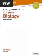 Cie Igcse Biology 0610 Znotes | PDF