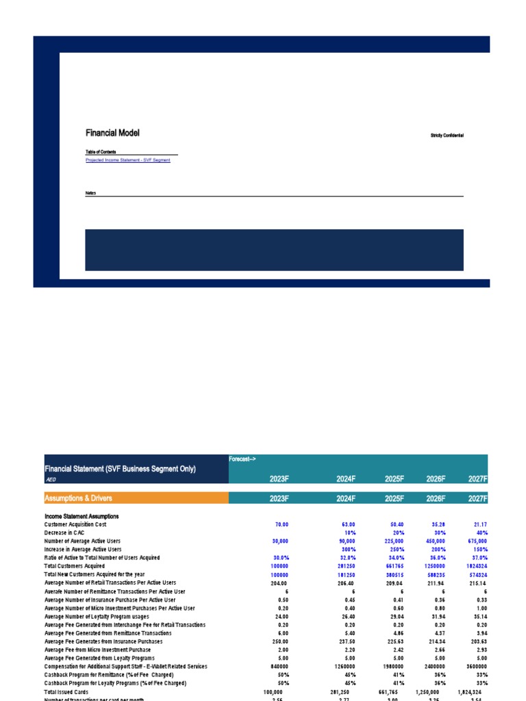 Standard Template | PDF | Credit Card | Revenue