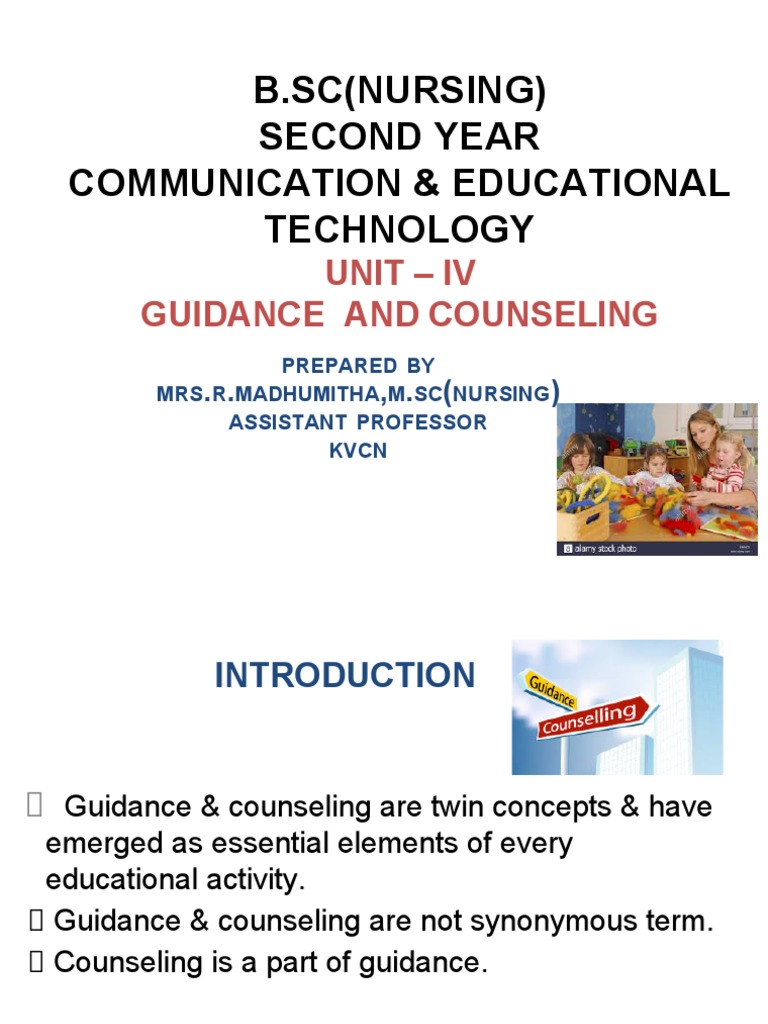 Guidance and Counseling in Nursing Education | PDF | Psychotherapy ...
