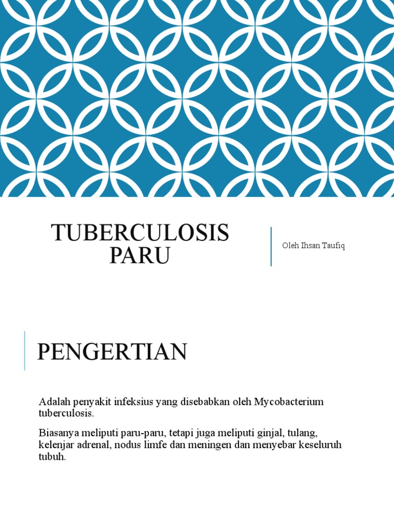 Tuberculosis Paru 2022 | PDF