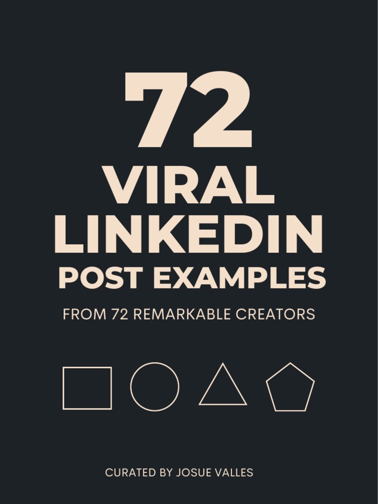 Viral Linkedin: Post Examples | PDF | Microsoft Excel | Qr Code