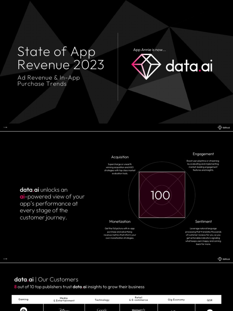 Dataai State of App Revenue 2023 en | PDF | Mobile App | Mobile Game