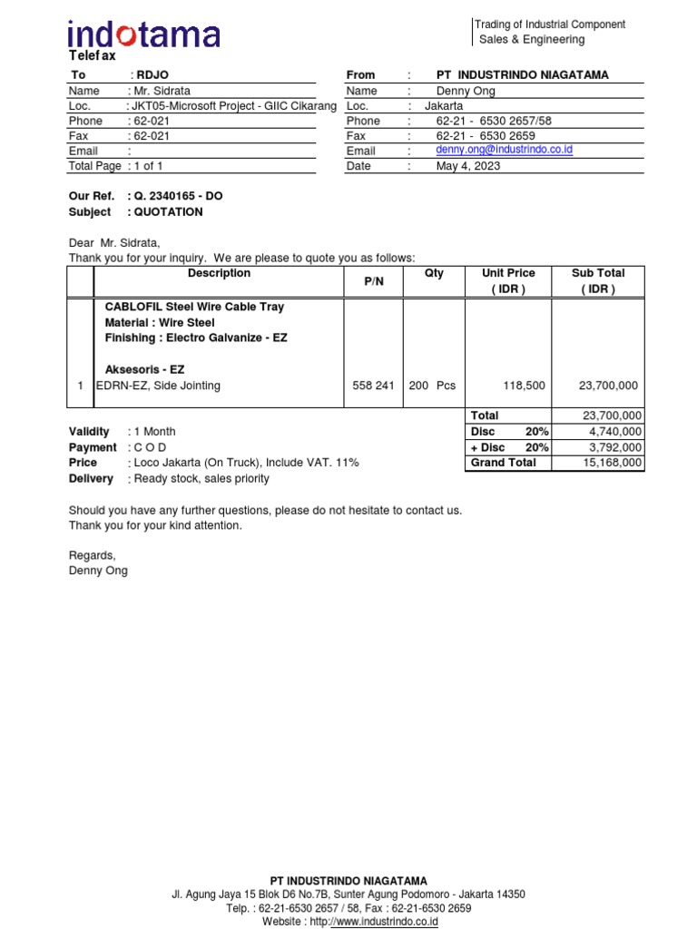 Q.2340165 - DO Denki Cablofil EDRN-rev | PDF