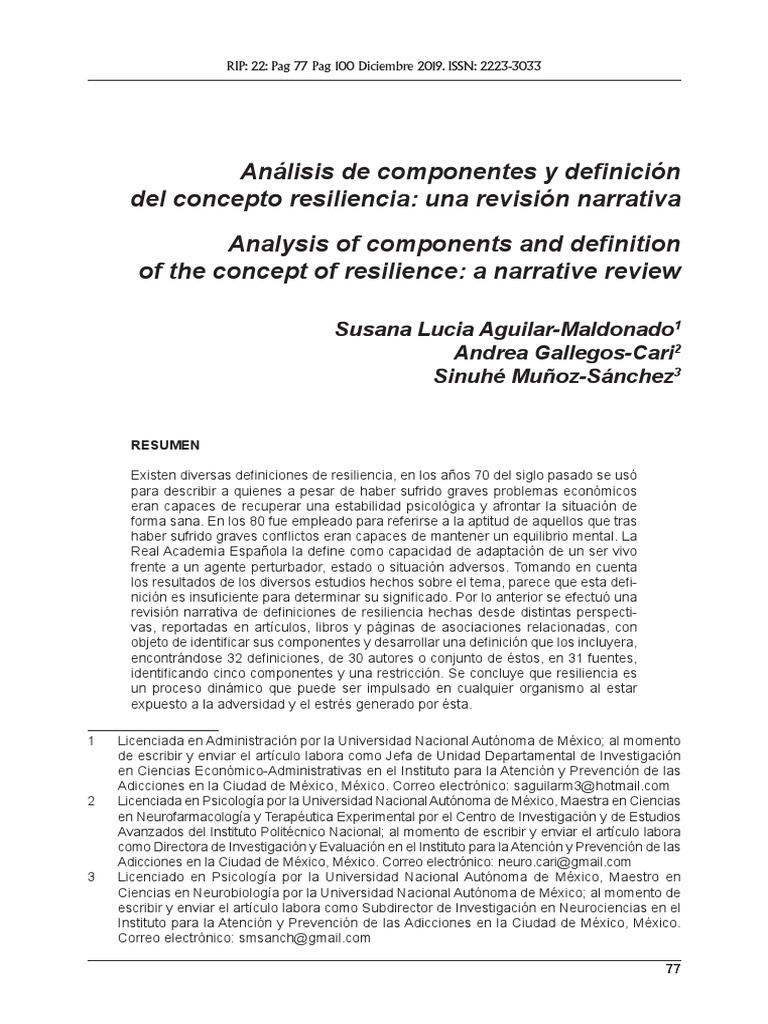 Análisis de Componentes y Definición | PDF