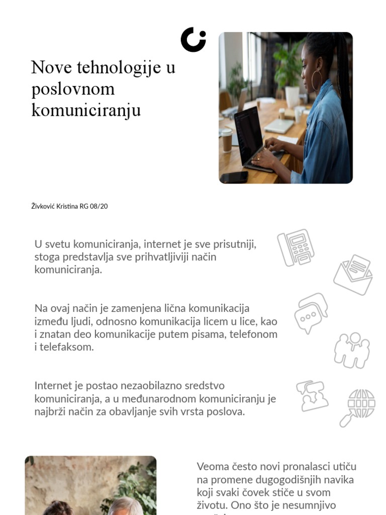 Poslovne Komunikacije - PREZENTACIJA | PDF