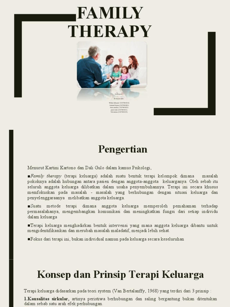 Panduan Lengkap Terapi Keluarga | PDF
