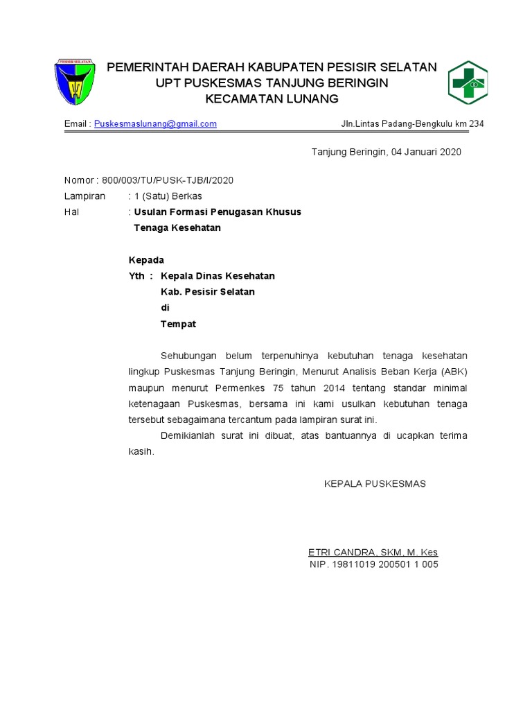 Usulan Ns PKM TJB 2020 | PDF