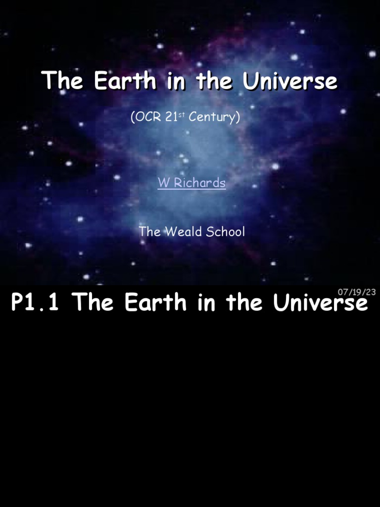Solar System and Universe Overview | PDF | Plate Tectonics | Solar System