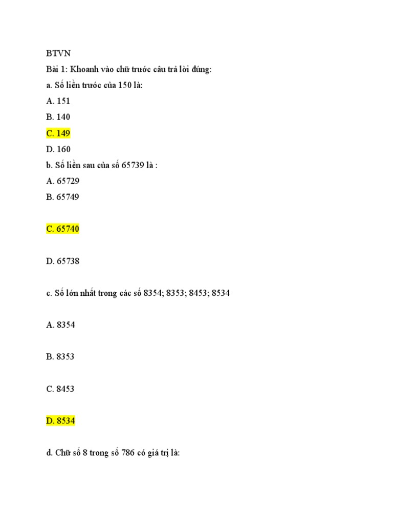 BTVN 26.3 Bé Vinh | PDF