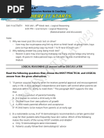 Sample U.S. Border Patrol Logical Reasoning Test | PDF | Naturalization ...
