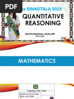 2019 ALS Math Test with Solutions | PDF | Area | Geometry
