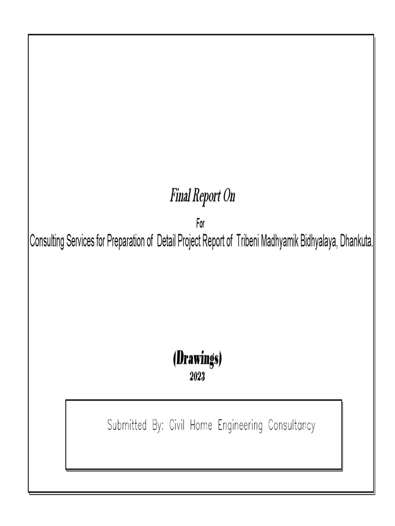 Final Report On: (Drawings) | PDF