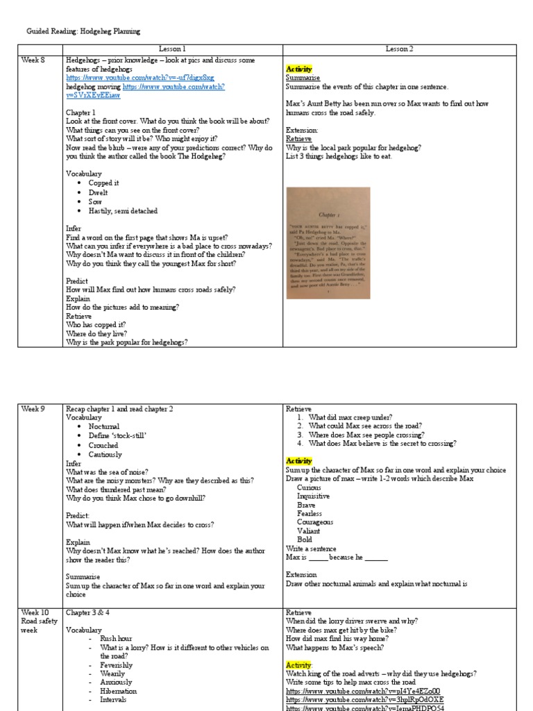 Hodgeheg Planning | PDF