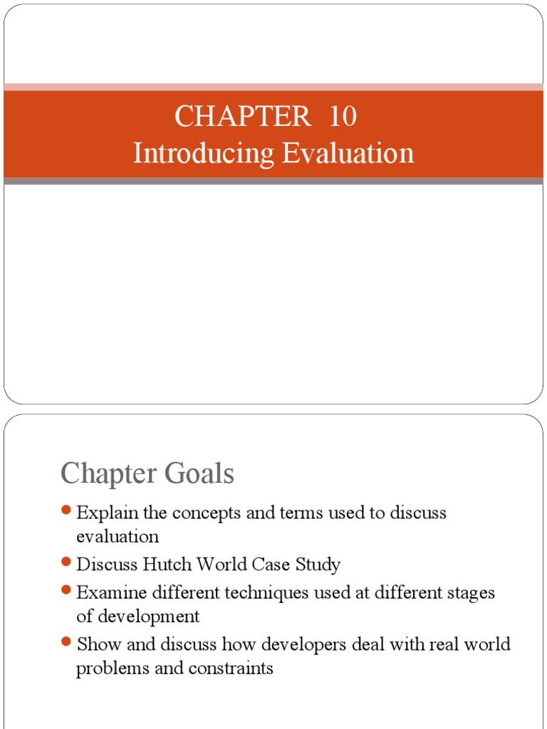Book2Chapter10 and 11 Evaluation | PDF | Usability | Evaluation