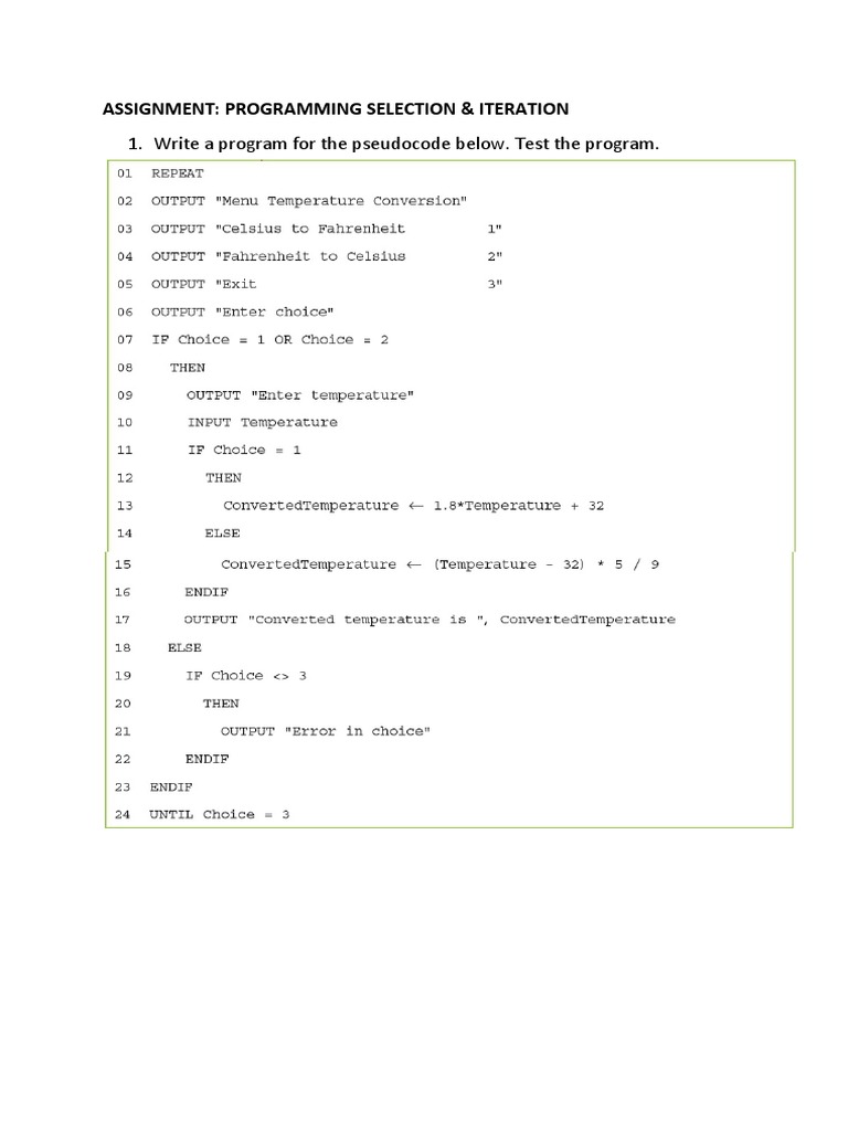 Classwork 4 Programming Pdf 