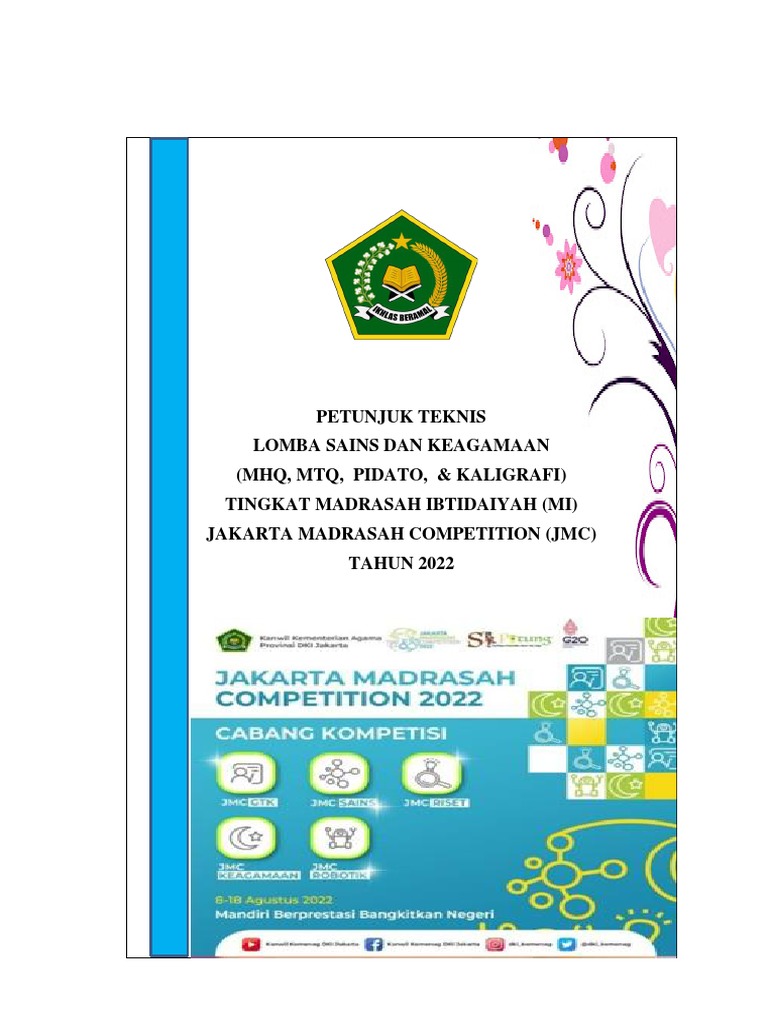 Juknis JMC Sains & Keagamaan MI | PDF