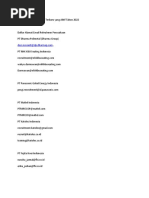 Daftar Email Perusahaan Aktif Indonesia | PDF | Manufacturing Companies ...