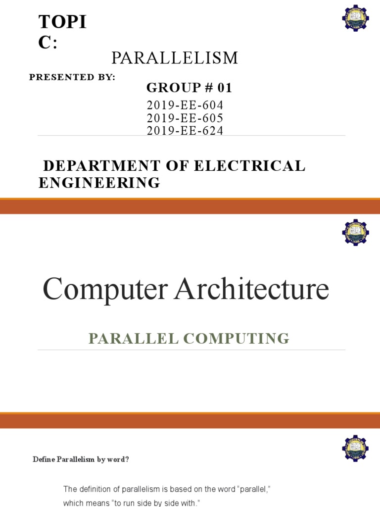 Parallelism Group1 Pdf Parallel Computing Central Processing Unit