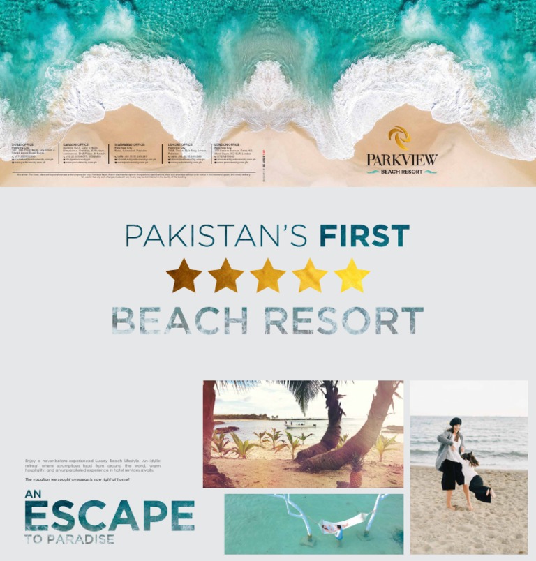 04 Brochure Parkview Beach Resort Pdf Hospitality Industry