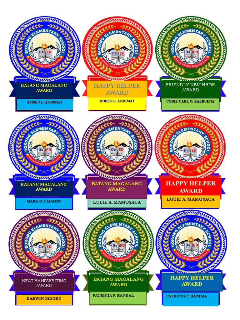 Ribbon Heads For Kinder Meritorious Completer Parent Faculty Guest ...