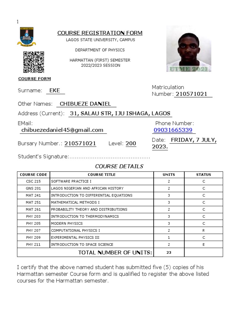 Course Form 2 | PDF | Science | Physical Sciences