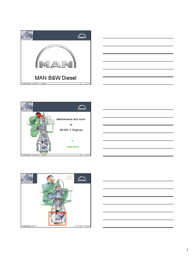 MAN B and W Diesel | Download Free PDF | Piston | Diesel Engine