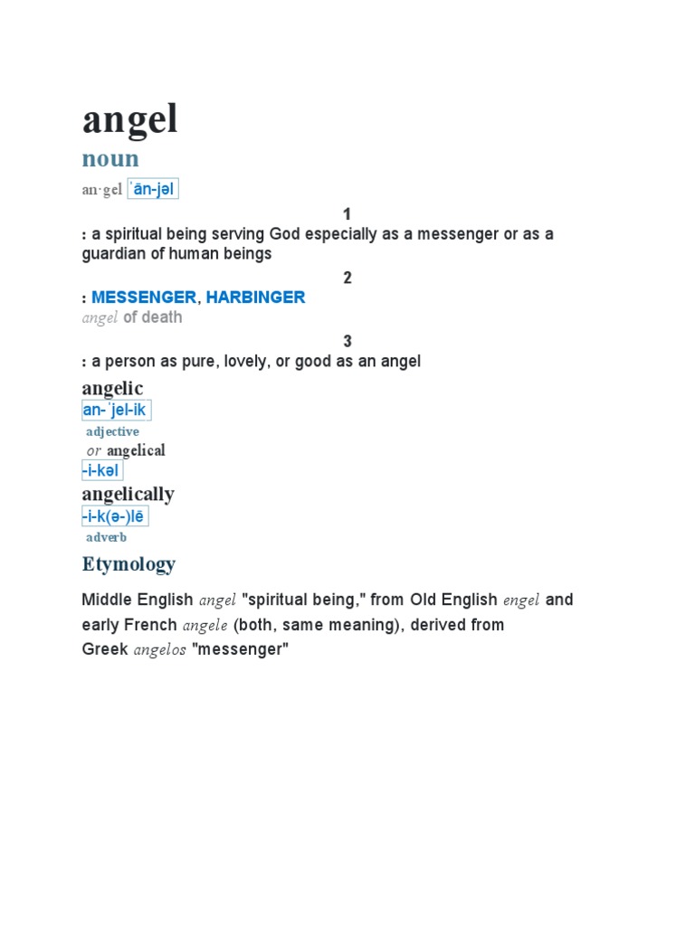 Angel | PDF | Philosophy