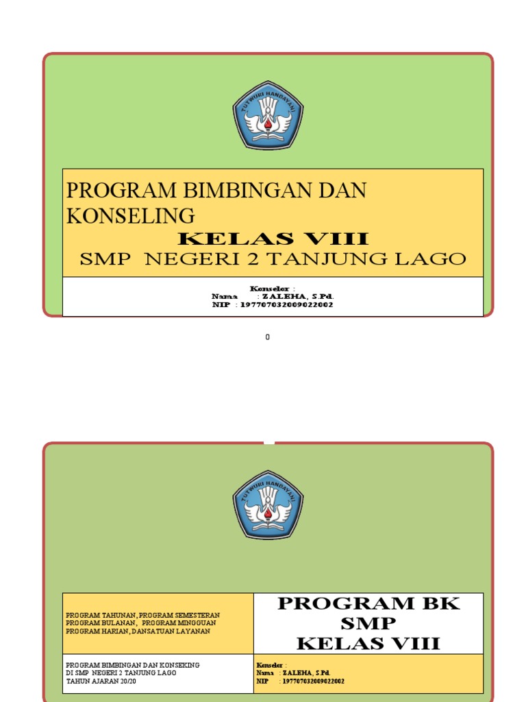 Program BK Kelas Viii | PDF | Ilmu Sosial