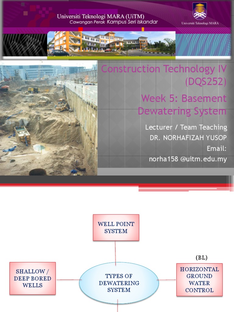 w5. Sump - Well Point - w6 BL Bored Well - Horizontal | PDF | Pump ...