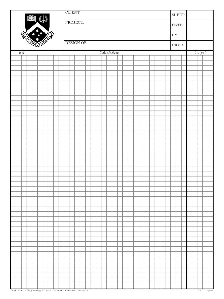 Monash Calc Pad | PDF