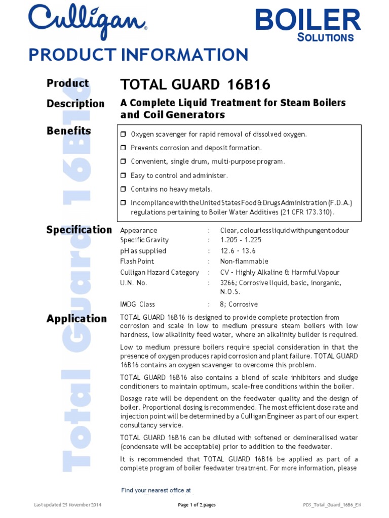 PDS Total Guard 16B16 EN | PDF | Physical Sciences | Chemistry