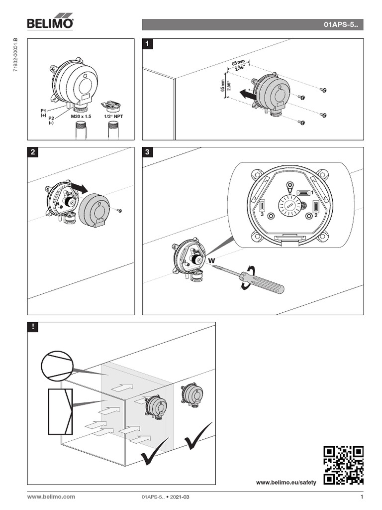 Belimo 01APS US Installation-Instructions | PDF