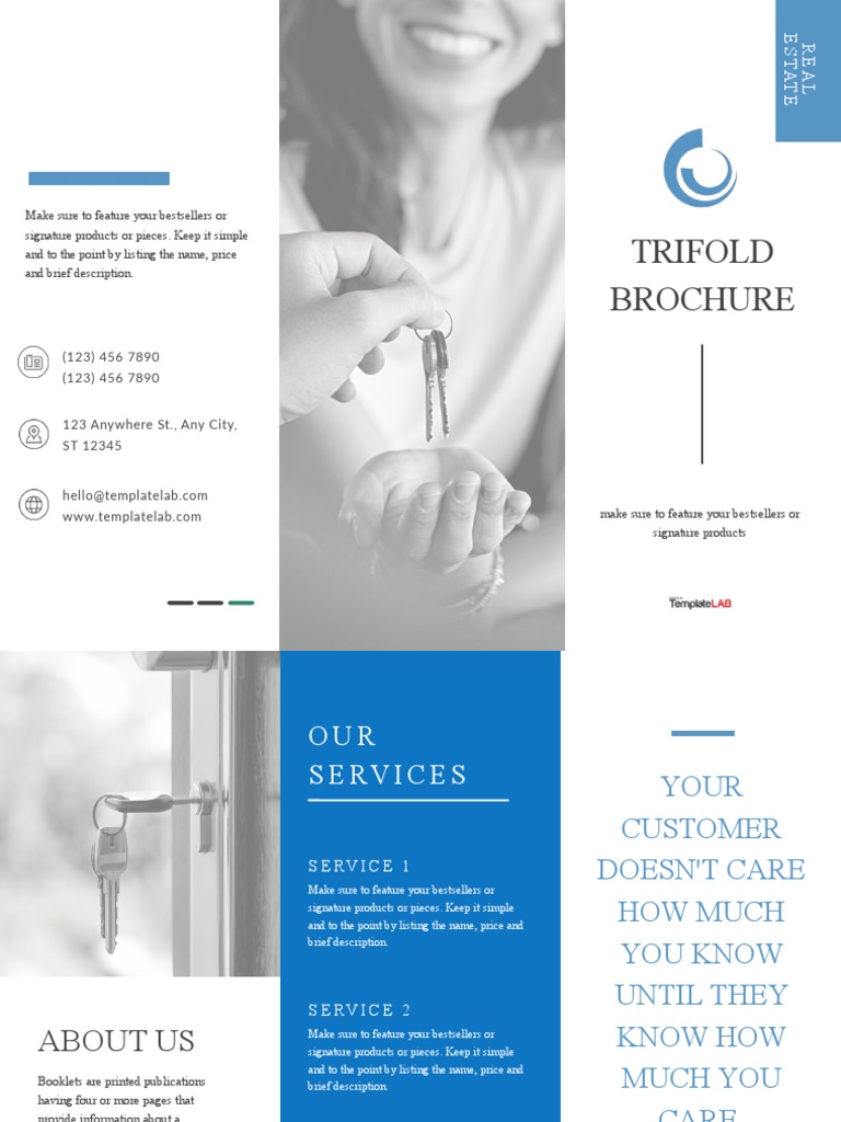 Tri Fold Brochure Template | PDF | Promotion And Marketing ...