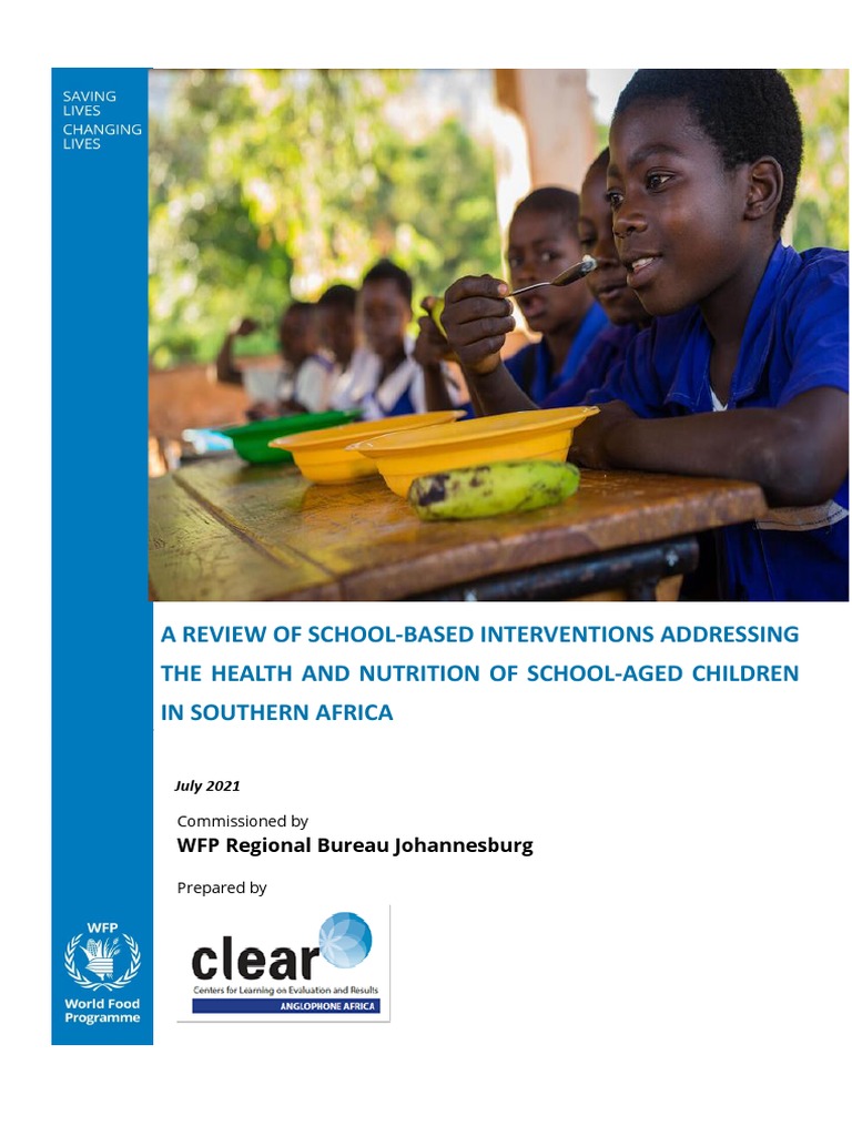 School Based Intervention | PDF | Malnutrition | Wash
