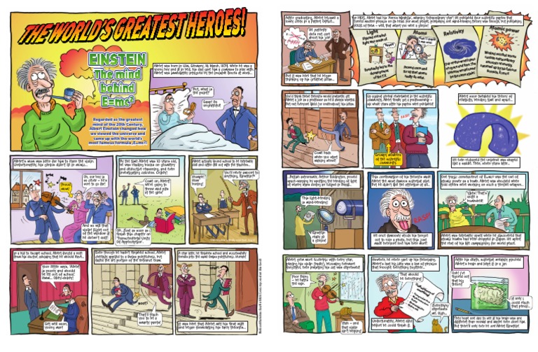 Einstein Comic Primary Resource | PDF | Albert Einstein | Physics