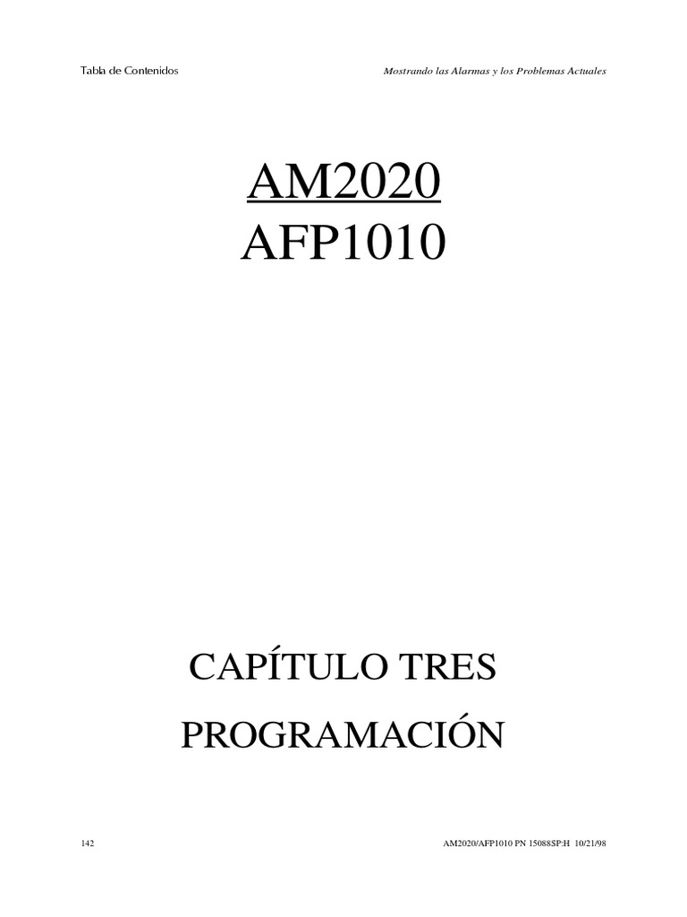 Programación del Notifier AM2020 | PDF | Pantalla de cristal líquido ...