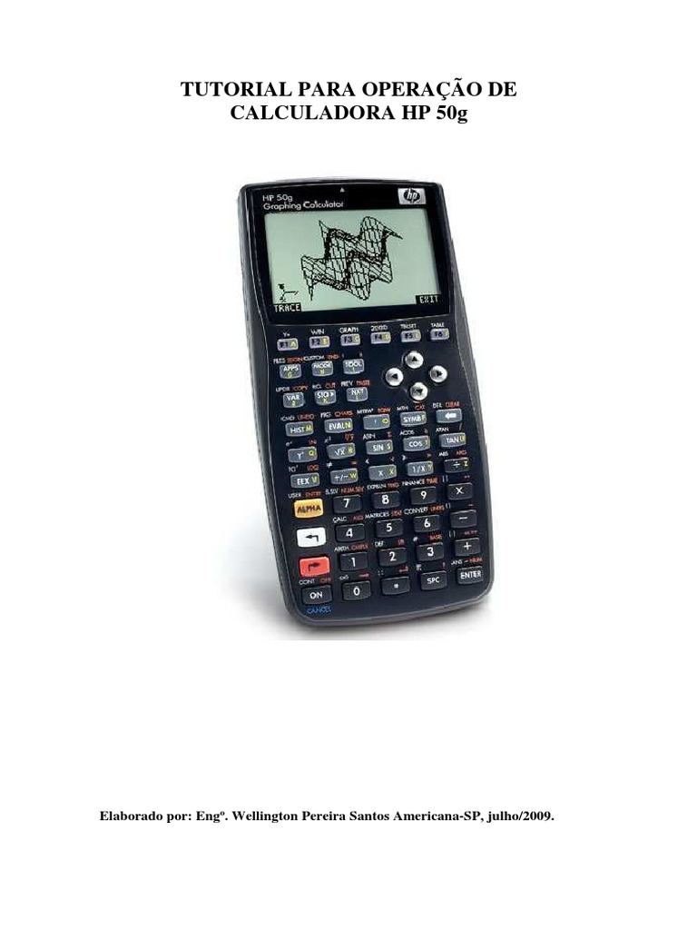 Tutorial Completo da Calculadora HP 50g | PDF | Equações | Matemática