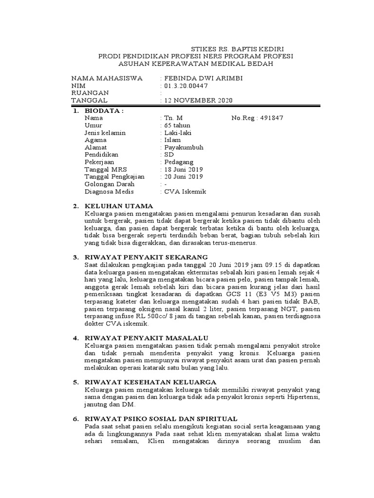 Askep Cva | PDF | Kesehatan Holistik