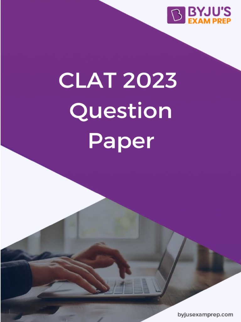 Clat 2023 Question Paper 67 | PDF | Legal Aid