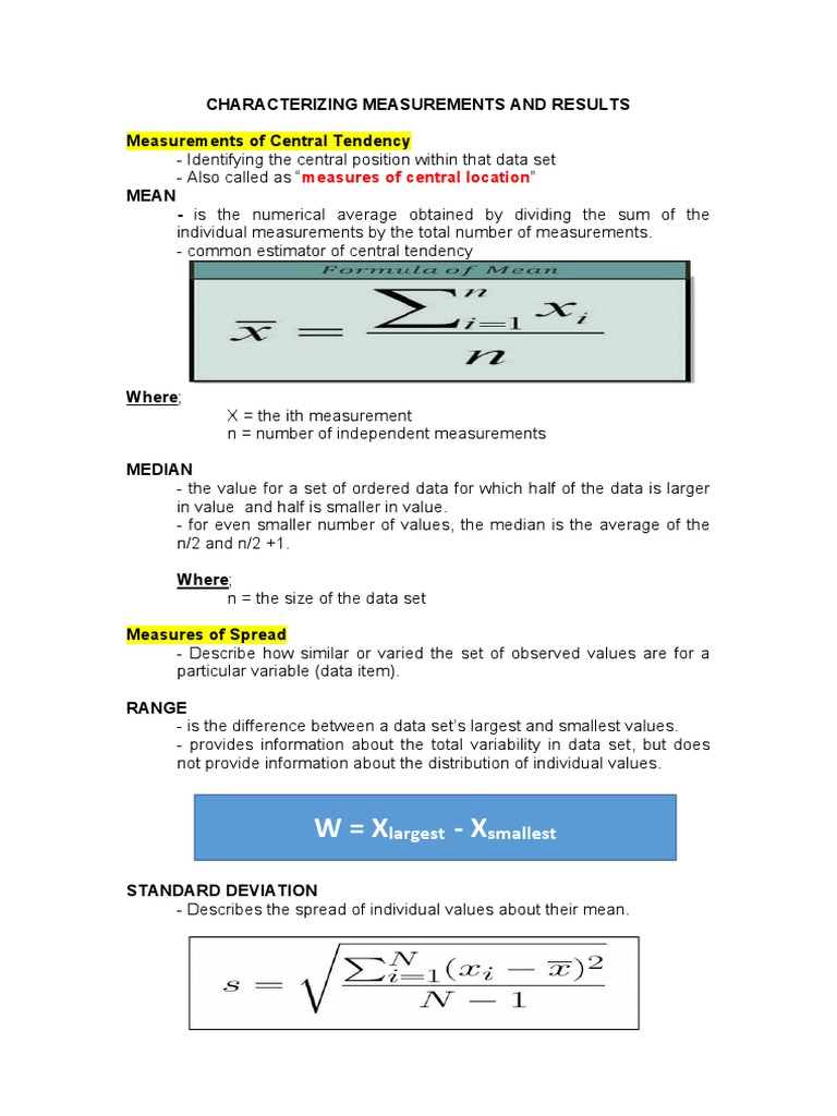 Analytical Chemistry Finals Reviewer | PDF | Normal Distribution | Standard Deviation