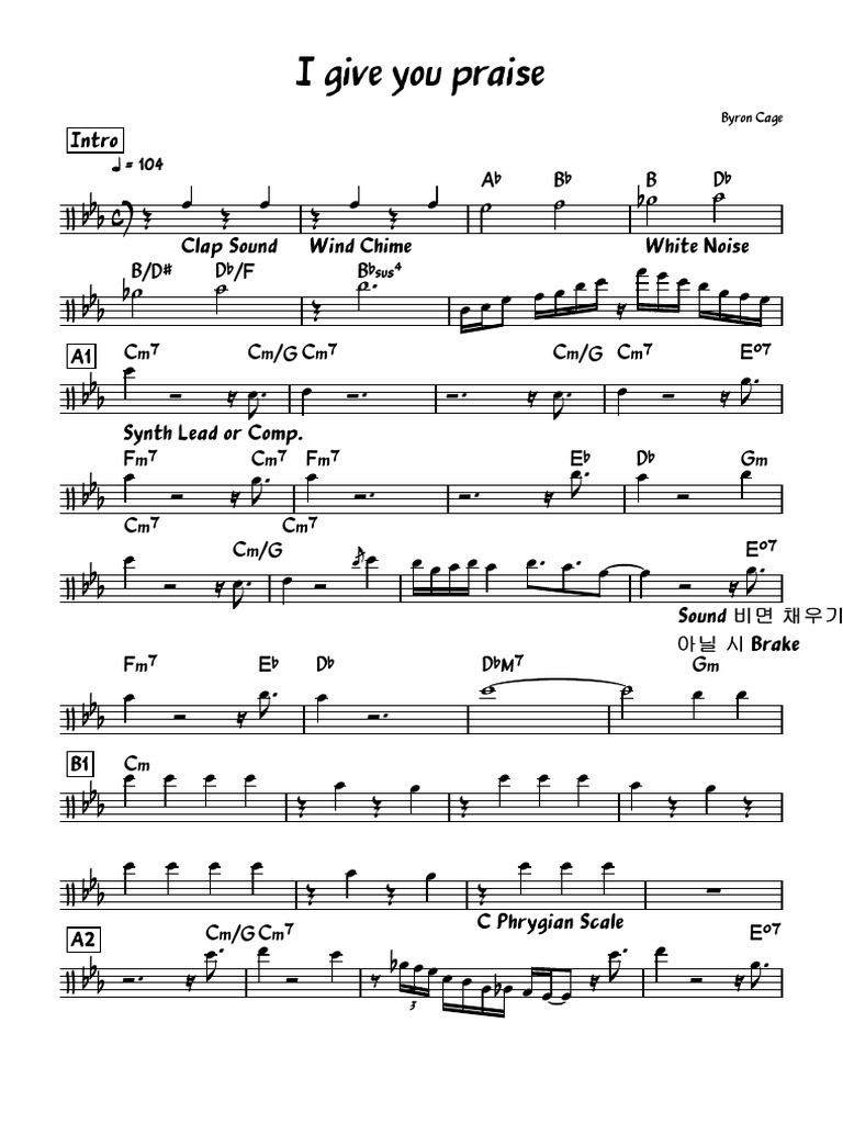 I Give You Praise | PDF