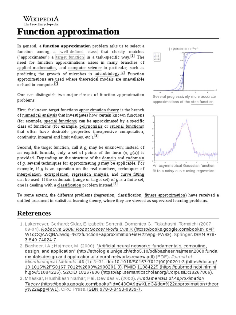 Function Approximation | PDF | Function (Mathematics) | Mathematical Analysis