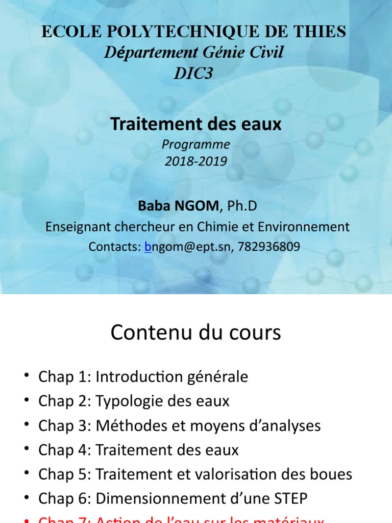 Chap 0 Programme | PDF