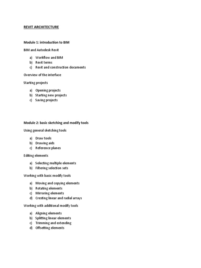 Revit Architecture | Download Free PDF | Autodesk Revit | Computer ...