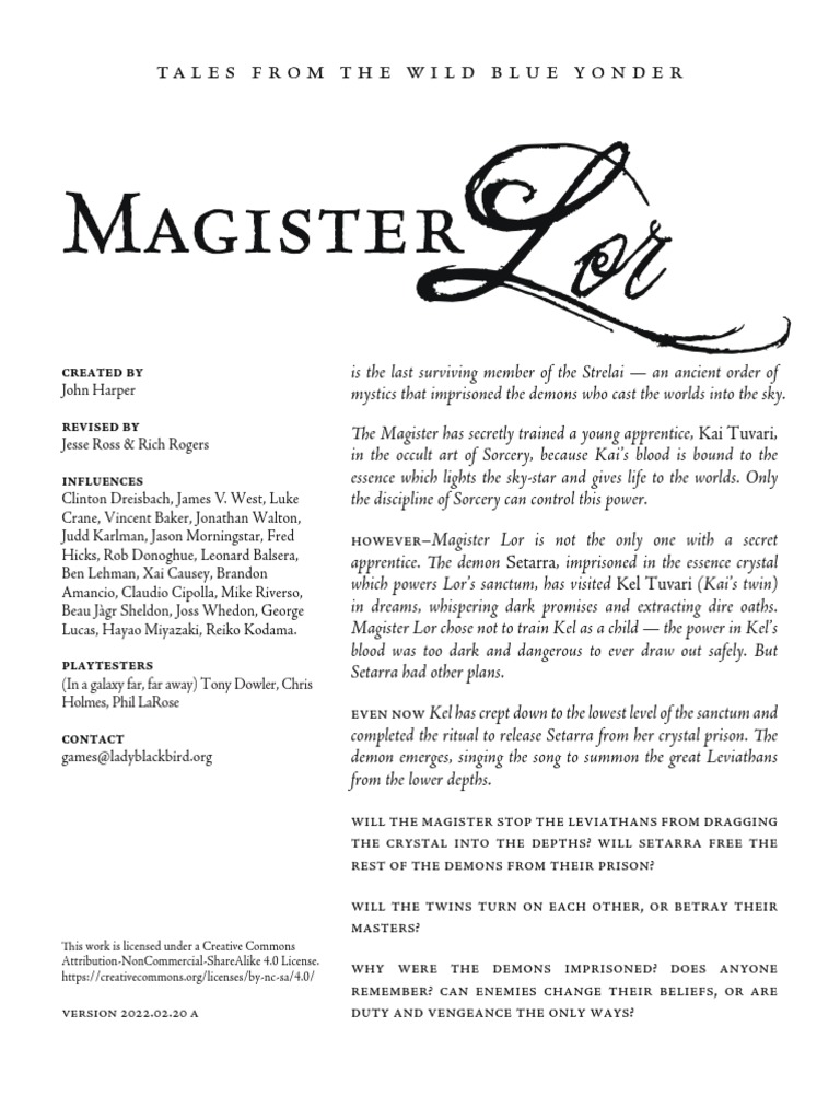 Magister Lor | PDF | Demons