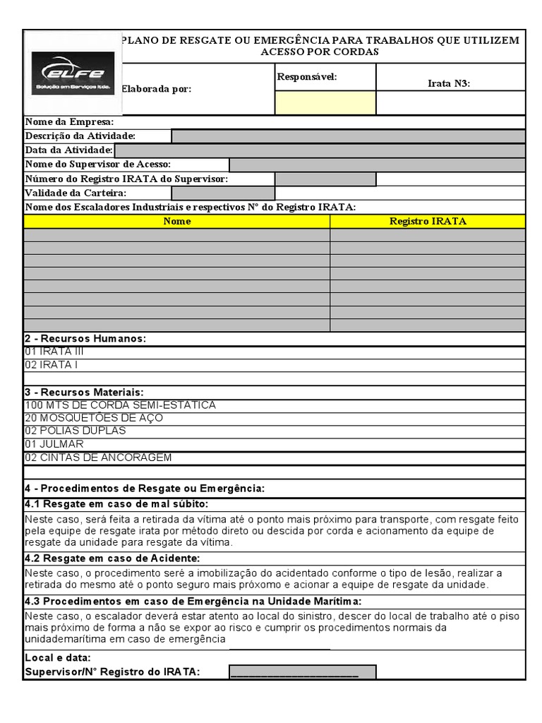 Plano de Resgate SPR | PDF