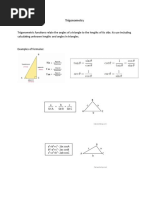 Maths Project | PDF | Trigonometric Functions | Trigonometry